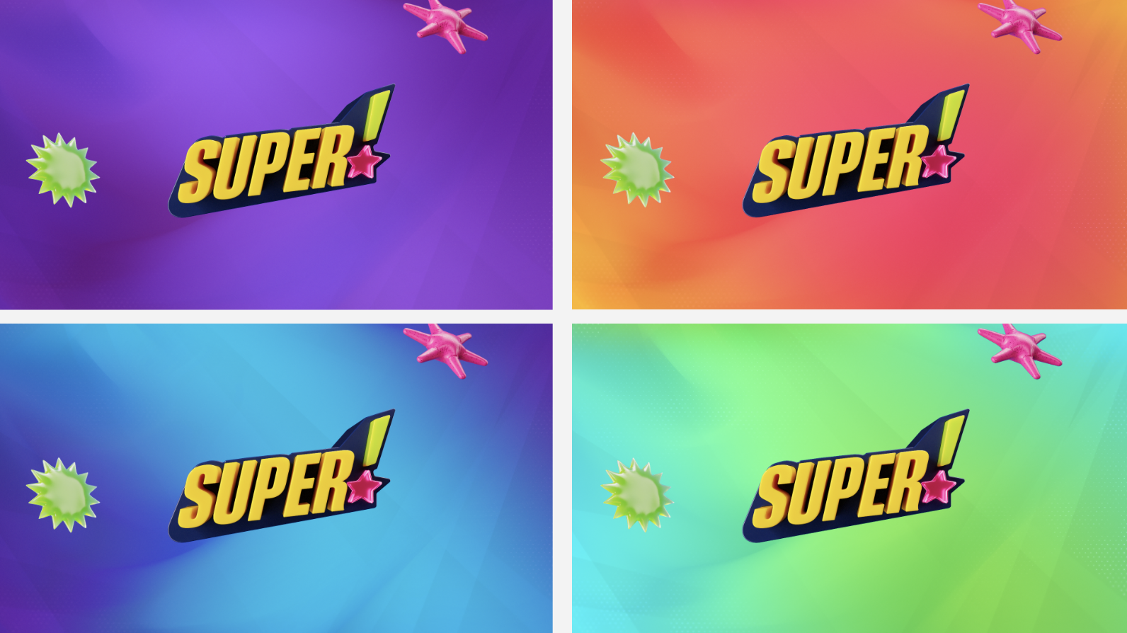 Super!, nuovo logo e rebranding e le avventure di Spongebob Squarepants ...